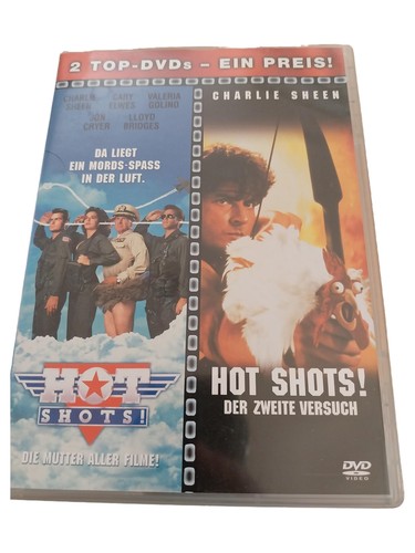 Hot Shots! & Hot Shots! 2 DVD Charlie Sheen Commedia Parodia Tedesco | eBay