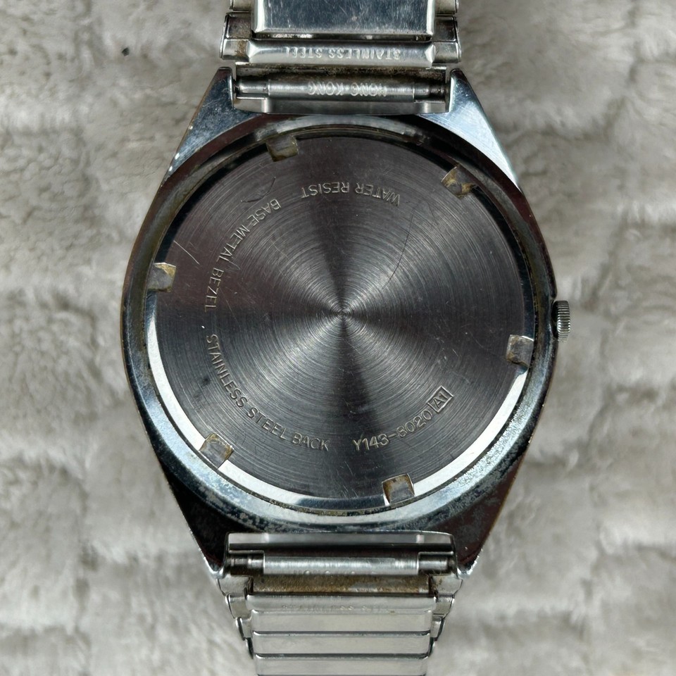 Vintage Lorus Men’s Quartz Stainless Steel Watch Day Date Model Y143 ...