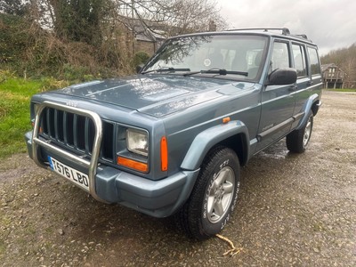 1999 XJ Jeep Cherokee 4.0 Orvis Auto, Blue, Great History, Tow Bar ...