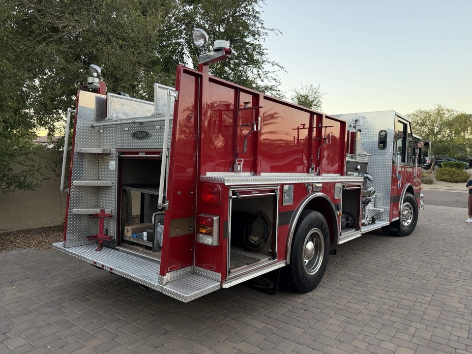 PIERCE SABER Fire Truck Detroit Turbo Diesel Allison Trans FLEET ...