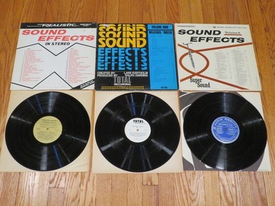 Vintage Sound Effects Record Lot of 3 | eBay