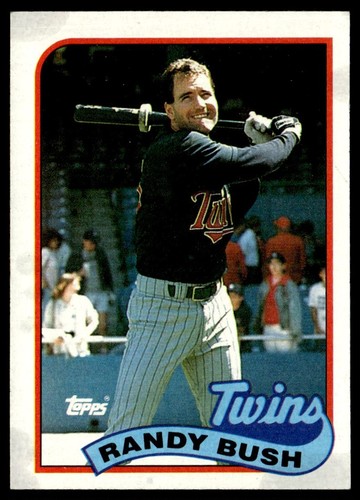 1989 Topps Randy Bush Minnesota Twins #577 | eBay