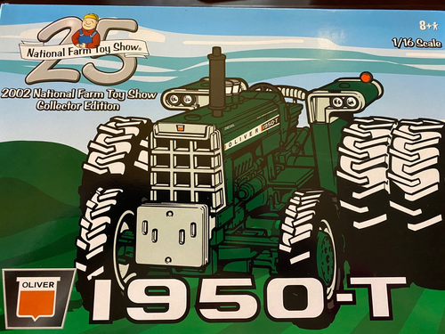 Ertl 1/16 Oliver 1950-T Tractor 2002 25th National Farm Toy Show ...