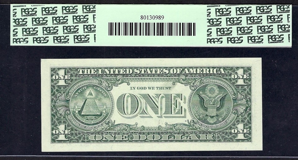 🇺🇸2006 $1 SOLID SERIAL NUMBER ♚♚77777777♚♚ PCGS SUPERB GEM NEW 67 PPQ ...