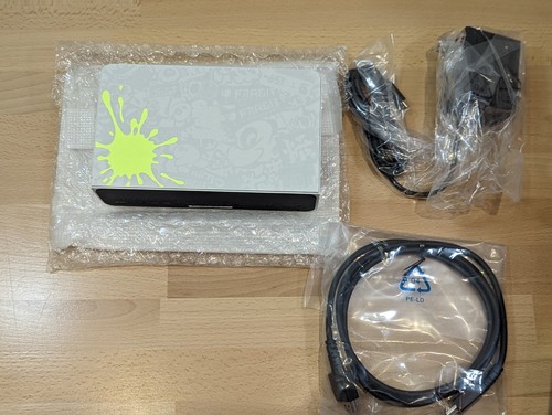 NEW Genuine Nintendo Switch SPLATOON 3 OLED Charging Dock + HDMI + AC ...