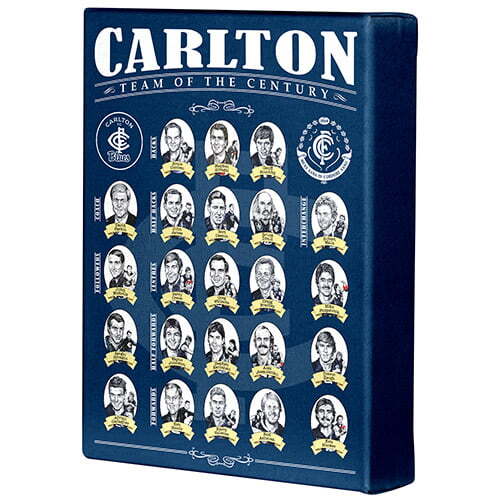 Carlton Blues AFL Past Premiers Player Image Wall Canvas Sign Easter ...