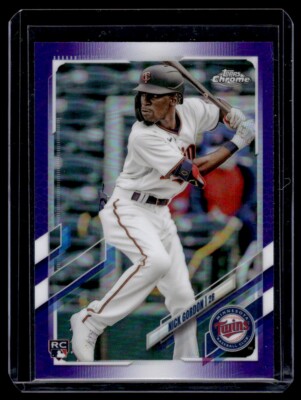 2021 Topps Chrome Update Nick Gordon Minnesota Twins #USC16 Purple ...
