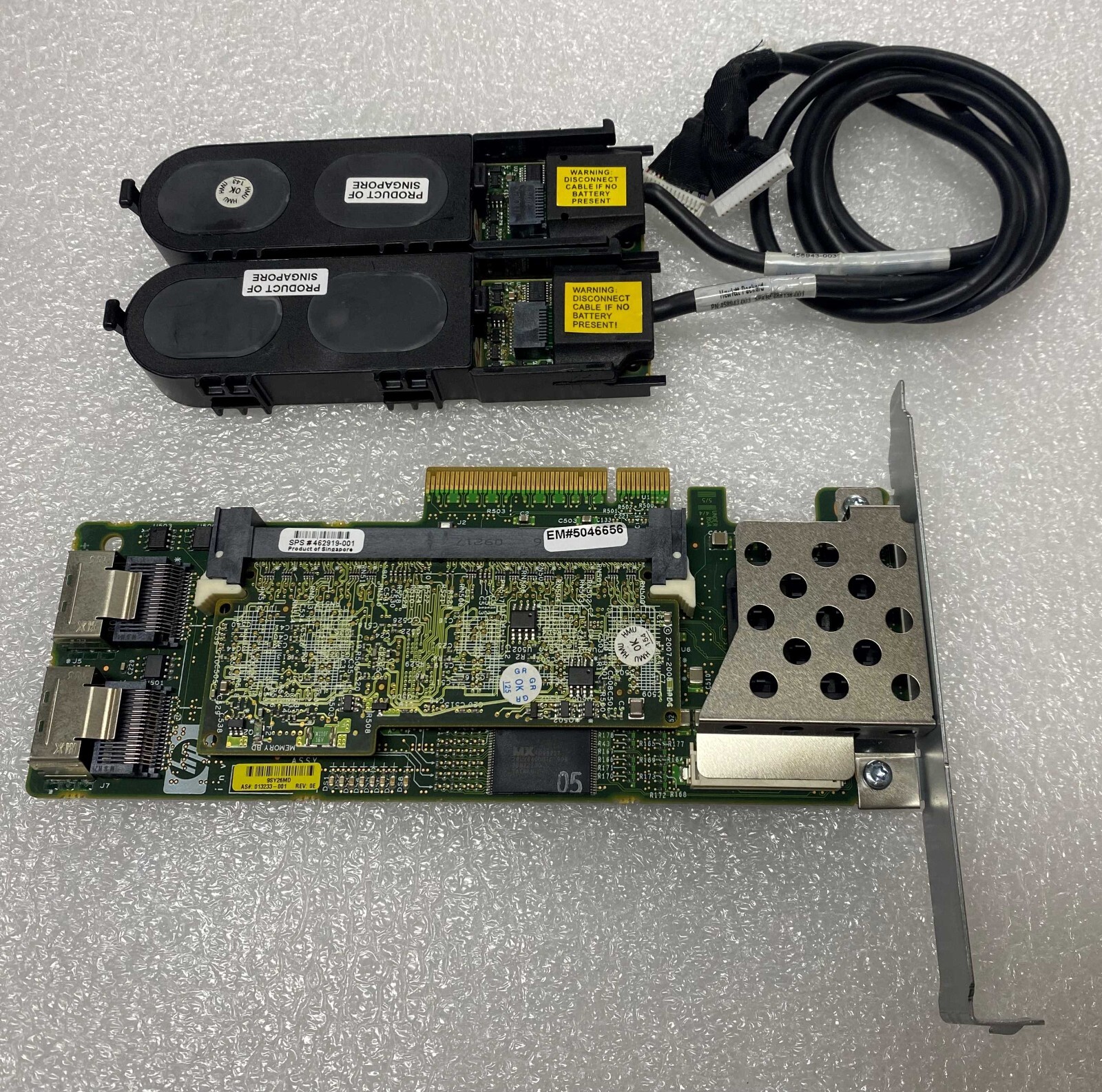 HP Smart Array 013233-001 P410 512MB SP Controller+ Battery 462919-001 ...