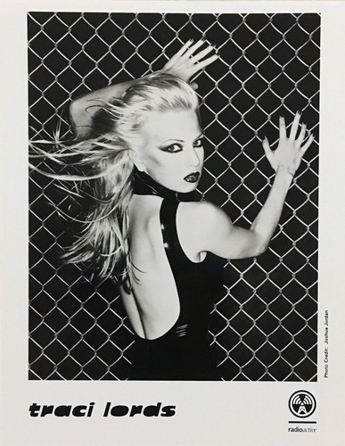 TRACY LORDS TRACI LORDS MID 1990'S ERA RADIOACTIVE PROMOTIONAL B & W ...