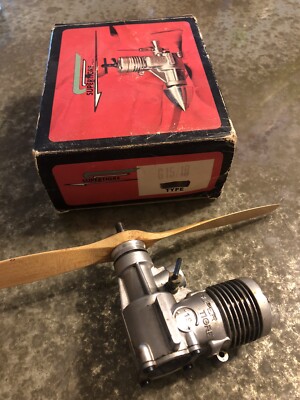 Vintage Super Tigre G 19 RC Control Line Engine original box with ...