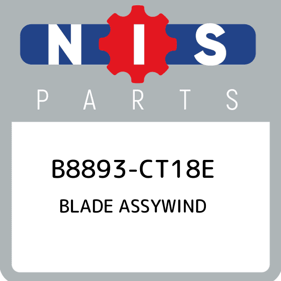B8893-ct18e Nissan Blade Assywind B8893CT18E Genuine OEM Part for sale ...