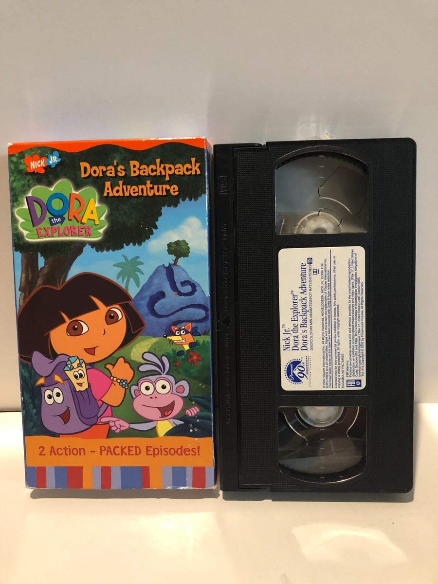 Dora The Explorer Doras Backpack Adventure Vhs 2002