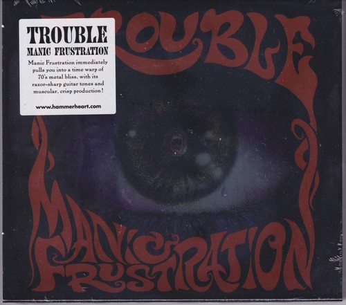 Trouble 1992 CD - Manic Frustration (2020 Remaster Slipcase) Candlemass ...