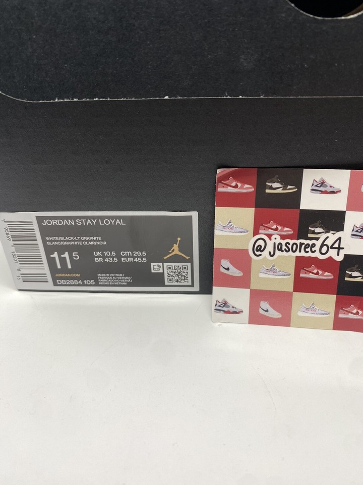 Air Jordan Stay Loyal Red White Black Sneakers DB2884-105 Brand New ...