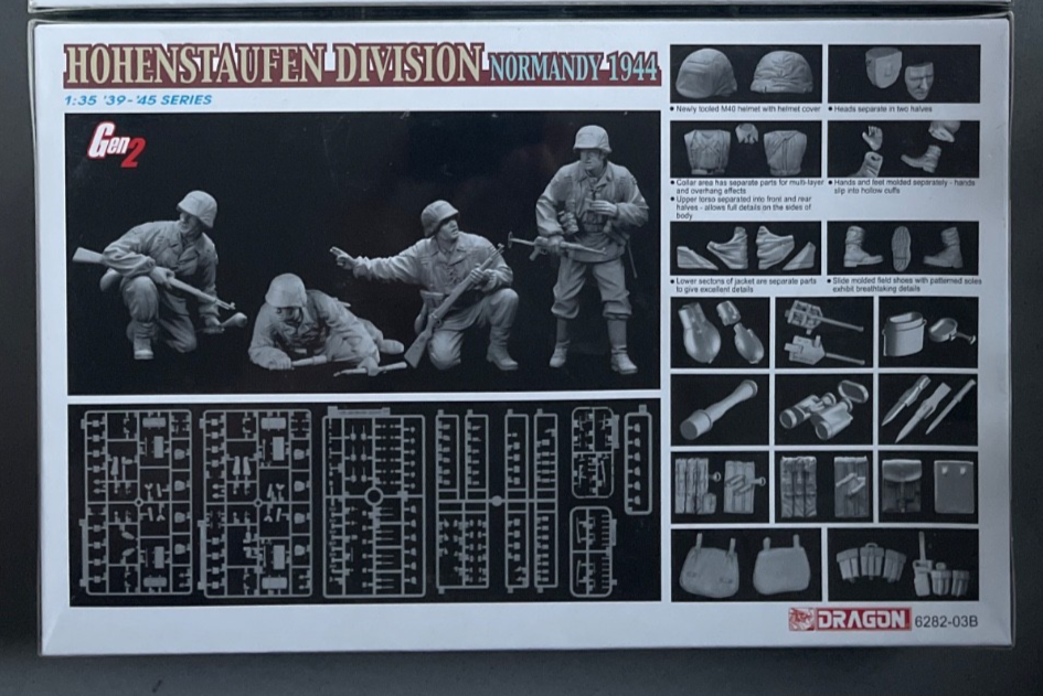 Dragon 6282 Hohenstaufen Division Normandy 1944 1/35 Scale Model Kit 1: ...