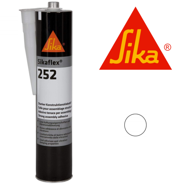 Sika Sikaflex 252 Polyurethane Adhesive Sealant - White for sale online ...
