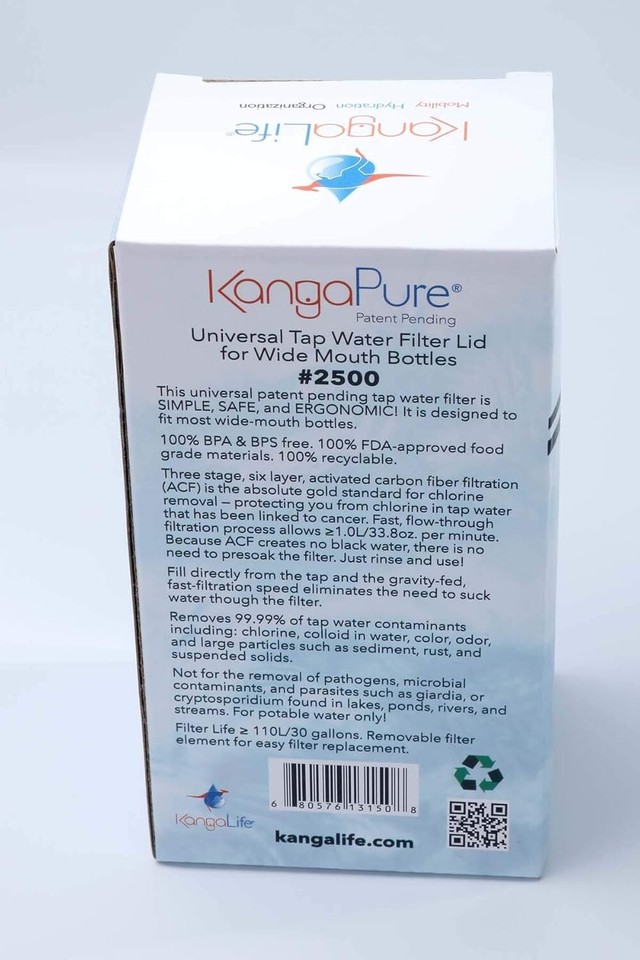 Prepper’s Water Purification Survival Filter Kit With Wide Mouth Bottle ...