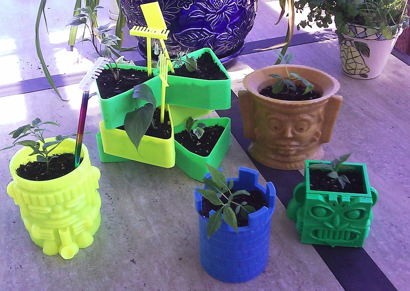 Mayan Planter or Vase - 3D Printed Plastic | eBay