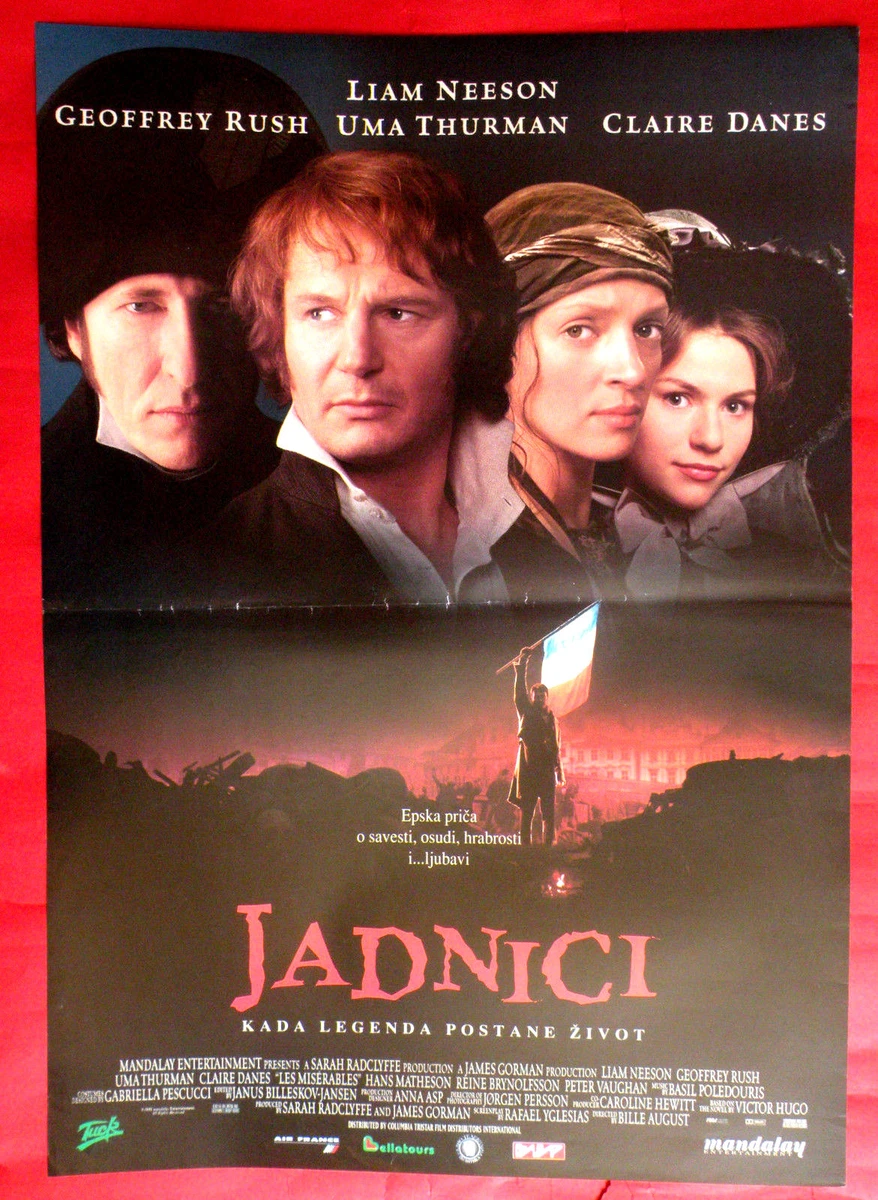 Les Miserables 1998 Movie Poster