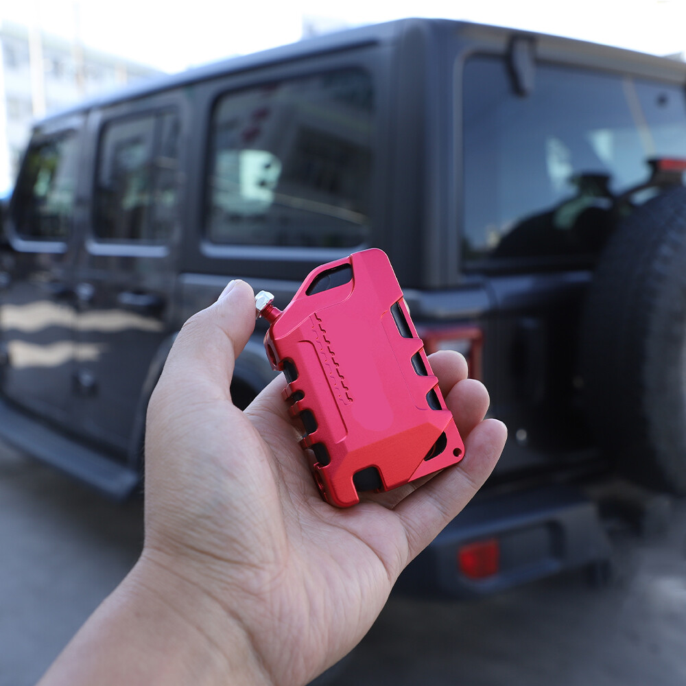 Red Key Fob Cover Protective Case Holder Shell Trim for Jeep Wrangler ...