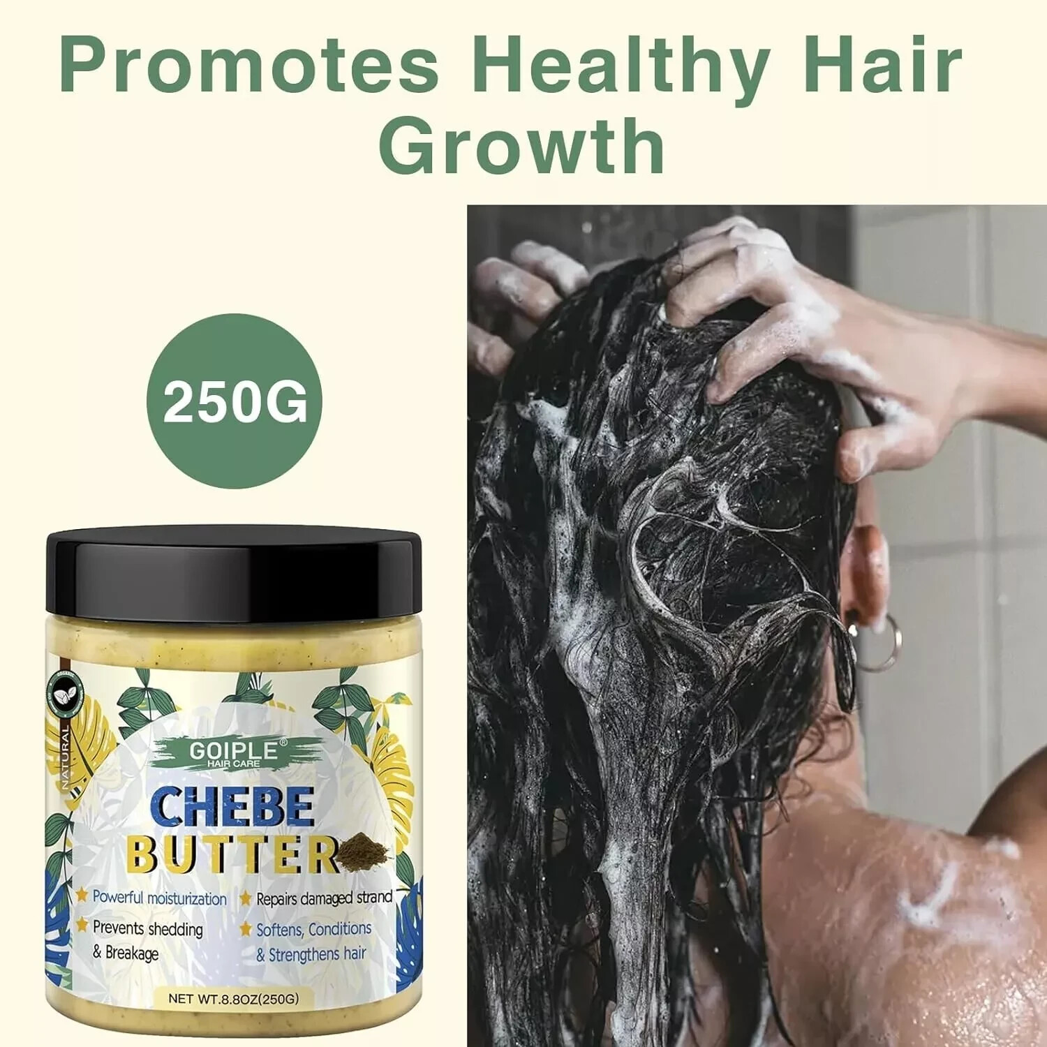 8.8 Oz Chebe Butter for Hair Growth Chebe Hair Butter Grease for Hair ...