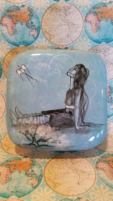 Vintage Rena Paradis/Rena de Santa Fe~ Hand Painted Native American ...