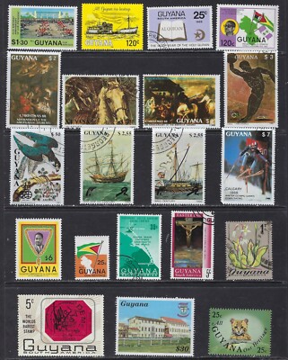 Nice Selection of Stamps from Guyana.....02N..........# 1202 | eBay