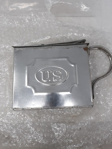 US 1872 Meat Can Reproduction Civil War Style Folding Handle Mess Kit ...
