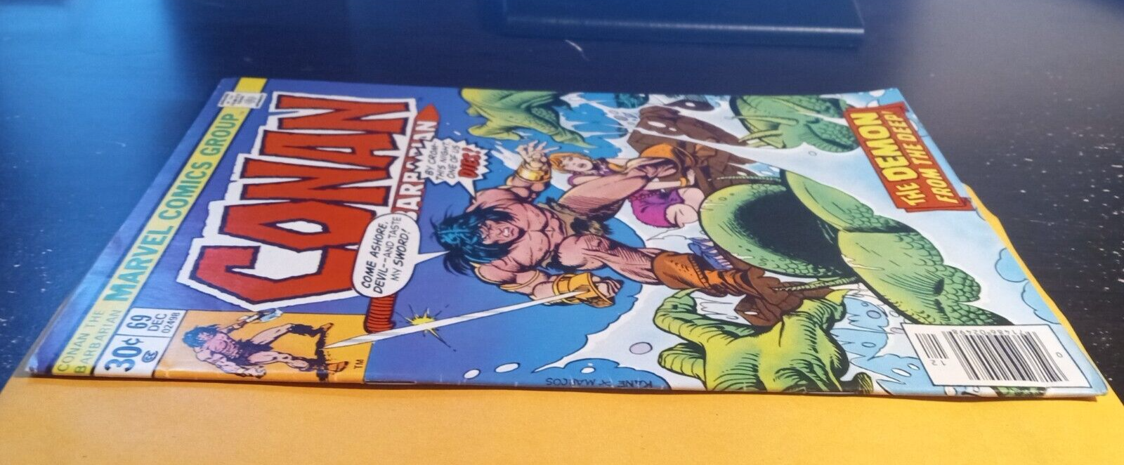 Conan The Barbarian #69 Comic Book-Marvel Comics 1976- The Demon from ...