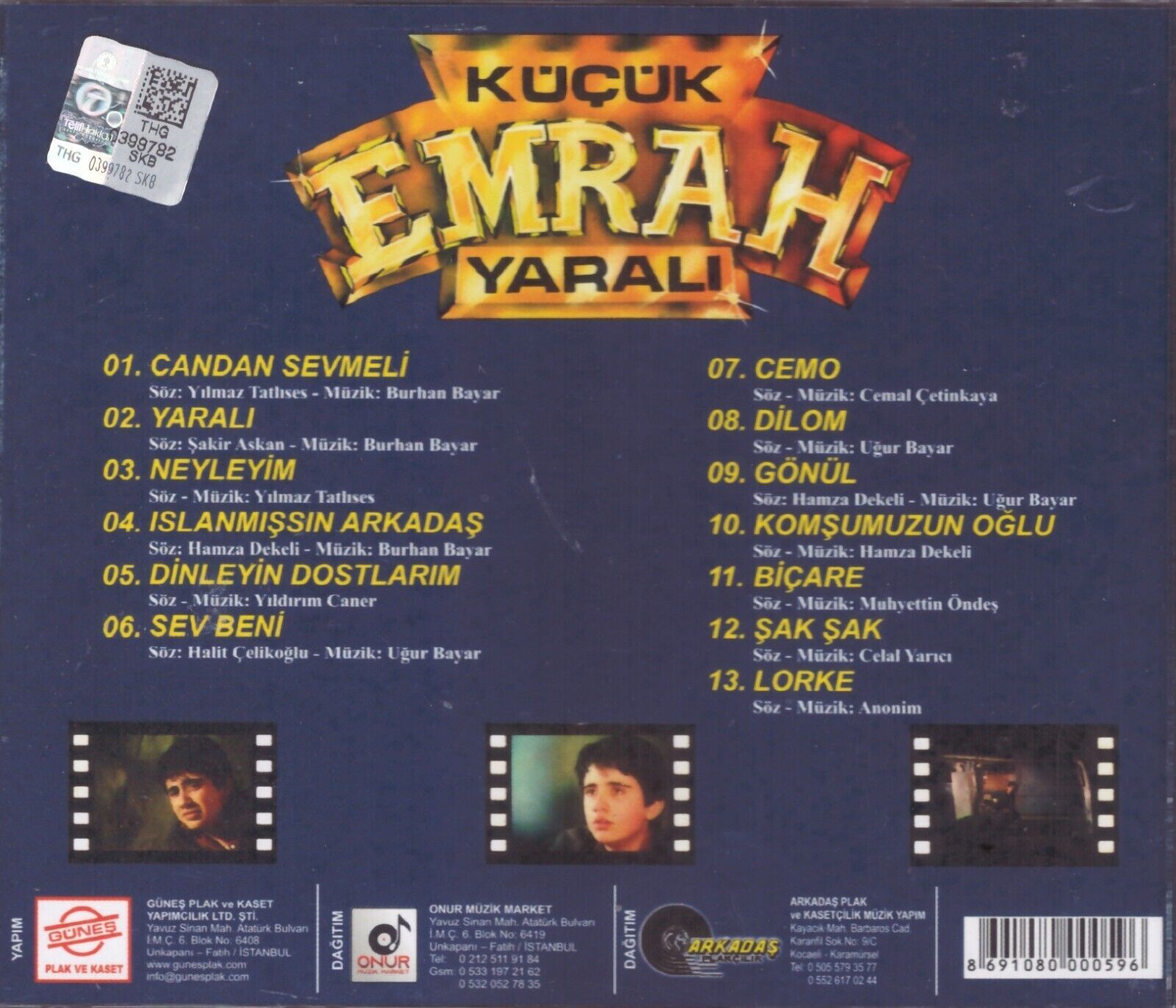 Küçük Emrah – Yaralı (2023) CD Turkish Music "New" | eBay