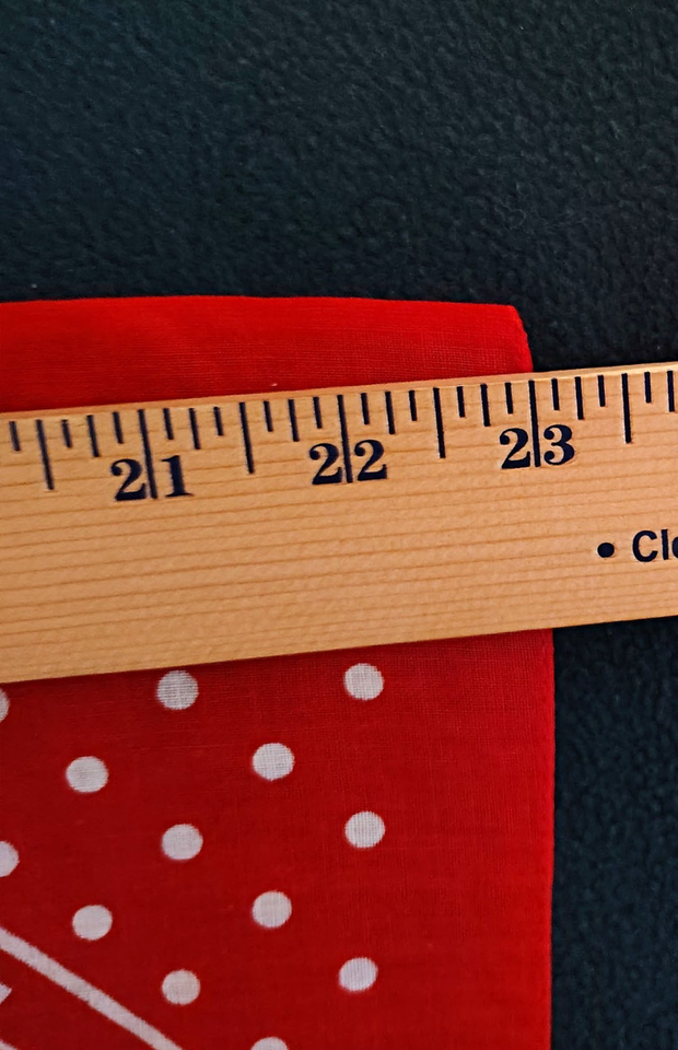 OSHKOSH BANDANA red polka dot Union Work wear Cowboy Handkerchief LARGE ...