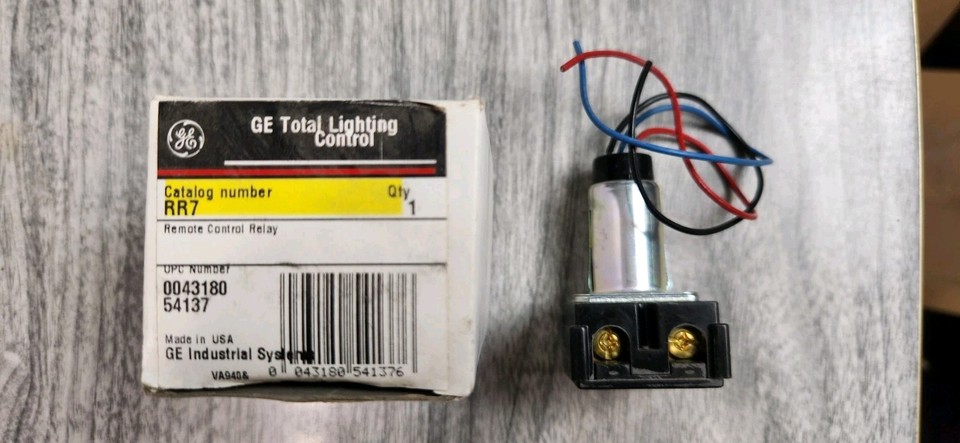 GENERAL ELECTRIC GE RR7 REMOTE CONTROL 21-30V-AC RELAY SWITCH | eBay
