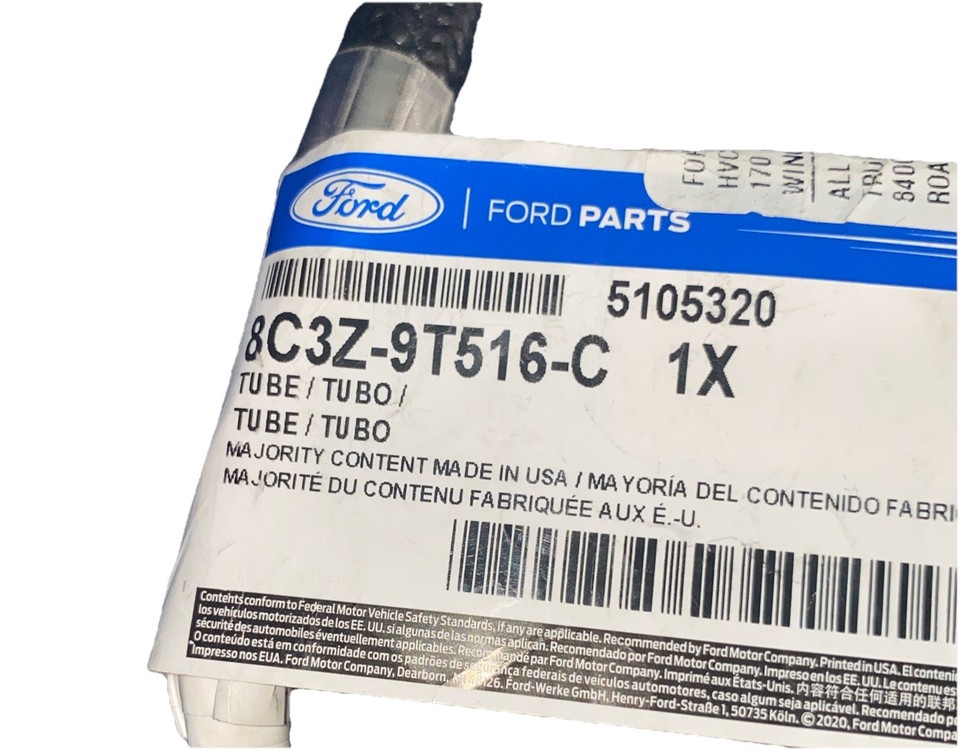 2008-2010 6.4L Ford Powerstroke OEM For Motorcraft Turbo Oil Tube 8C3Z ...