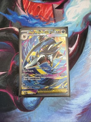 Mega Sharpedo ex 127/094 Special Illustration SIR Pokemon Phantasmal ...