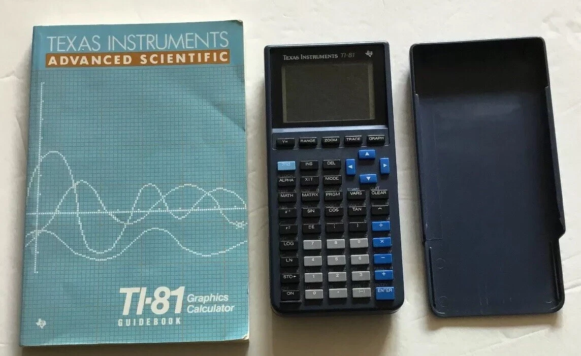 TI-81 Graphing Calculator *Semi Blacked Out Screen Broken*, 57% OFF