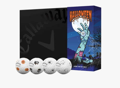 Callaway HALLOWEEN Limited Edition Chrome Tour Golf Balls Spider ...