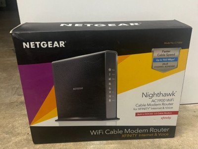 NETGEAR Nighthawk C7100V AC1900 WiFi Cable Modem Router | eBay