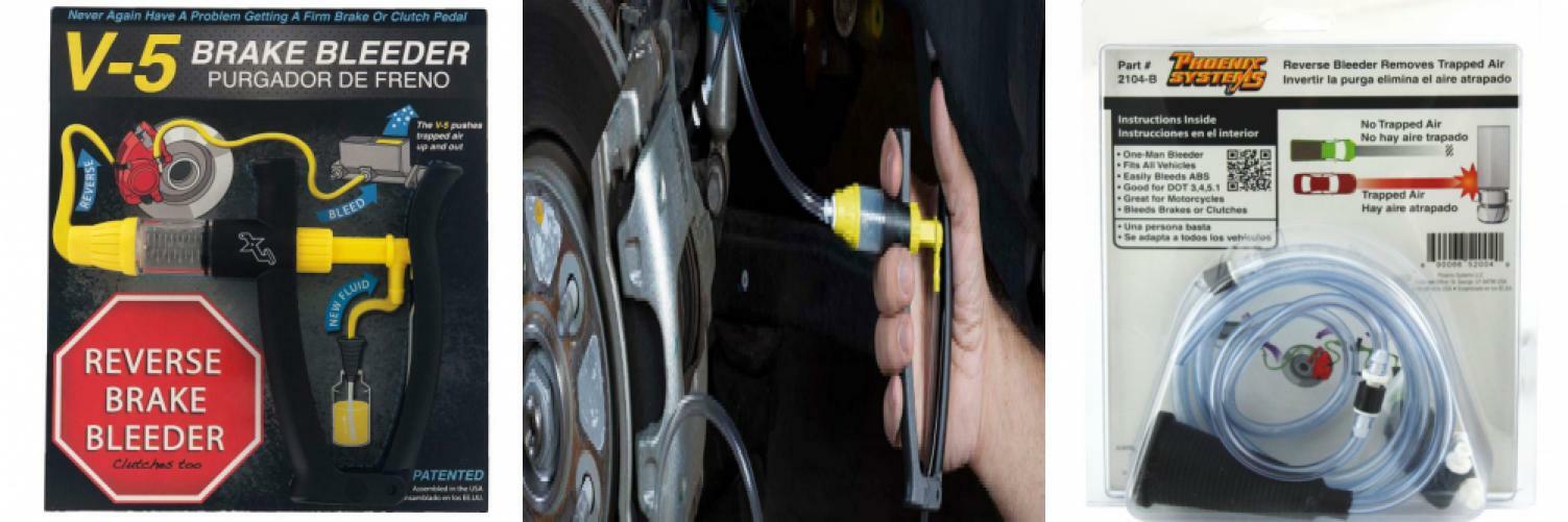 Phoenix Systems (2104-B) V-5 Reverse Brake Bleeder, Light Duty One ...