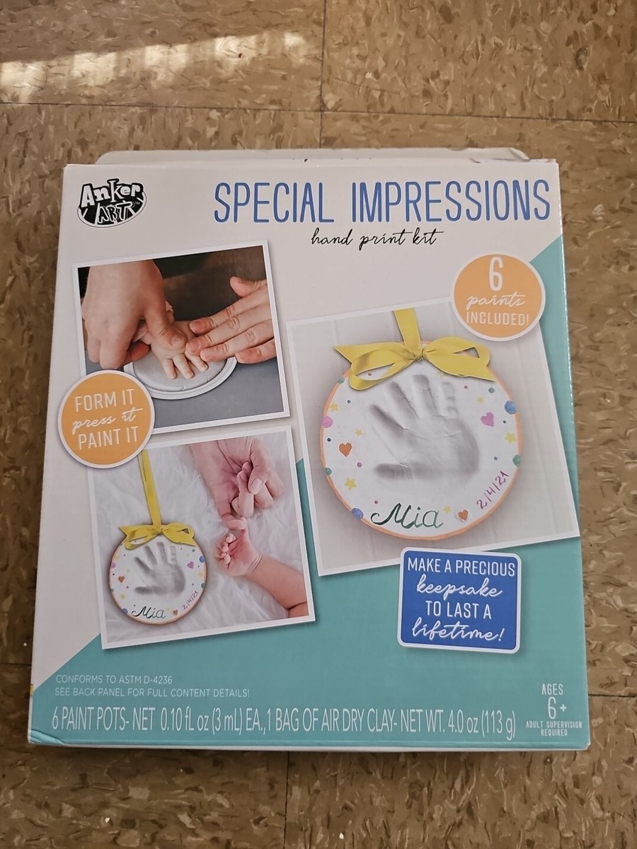 Clay Handprint Impressions