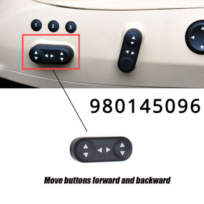 Seat Adjustment Button Switch 980145096 For Maserati GT Quattroporte ...