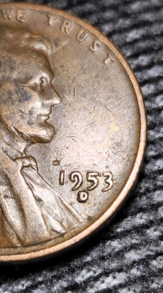 RARE 1953 D Wheat Penny - Lib(5)rty Misprint Error, "L" On Rim, DDO ...