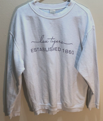 LSU Tigers Est. 1860 NCAA Vintage chicka-d Women Off White Pullover ...