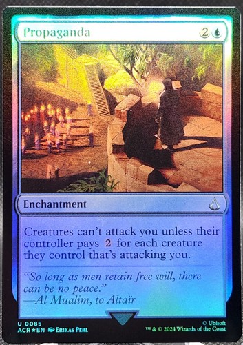 Propaganda #0085 MTG: Assassin's Creed Foil Uncommon | eBay