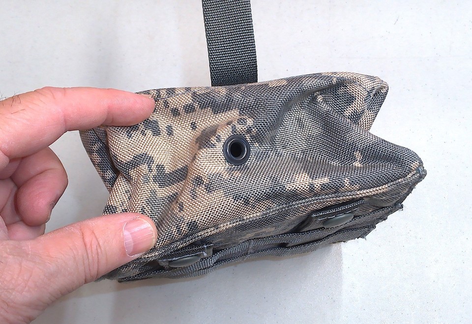 US Army ACU UCP Camouflage MOLLE Ammo Utility Pouch w/ Dump Lid ...