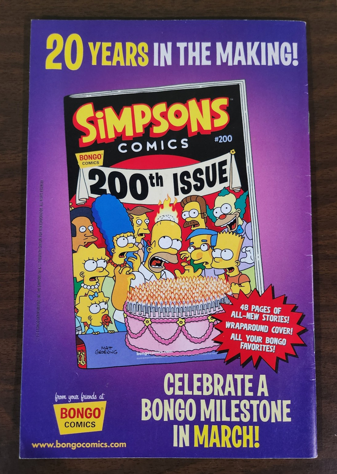 BART SIMPSON #80 Bongo Comics 2013 SIMPSONS | eBay