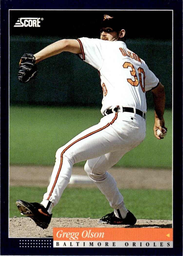 Gregg Olson #525 Baltimore Orioles 1994 Score Baseball Card | eBay