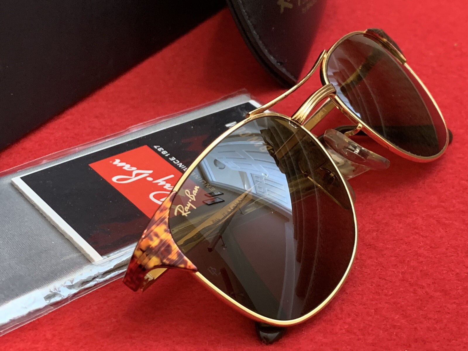 Vintage B&L Ray Ban Signet Tortuga Sunglasses Z0660, … - Gem