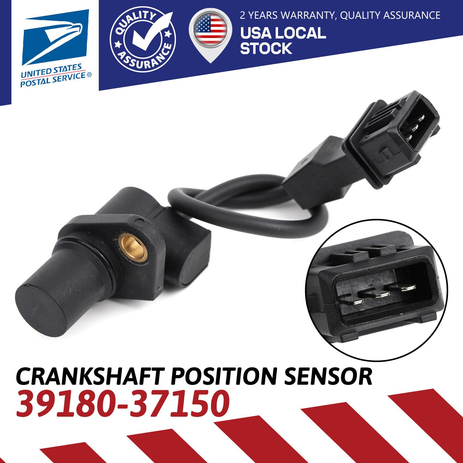 Crankshaft Position Sensor Fits:Hyundai Santa Fe Sonata Tiburon Kia ...