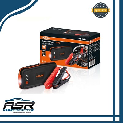 AVVIATORE D'EMERGENZA BOOSTER PORTATILE BATTERIA AUTO MOTO POWERBANK ...