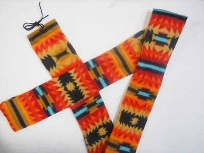 Traditional Archery RECURVE BOW SOCK Navajo Indian Print Polyester ...